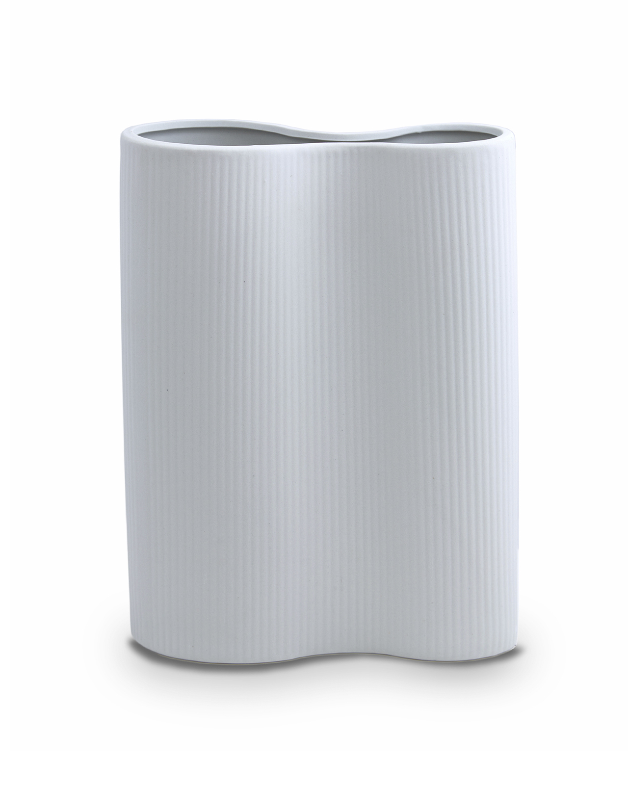 Marmoset Found Ribbed Infinity Vase Mist (M) - Crown Gifts